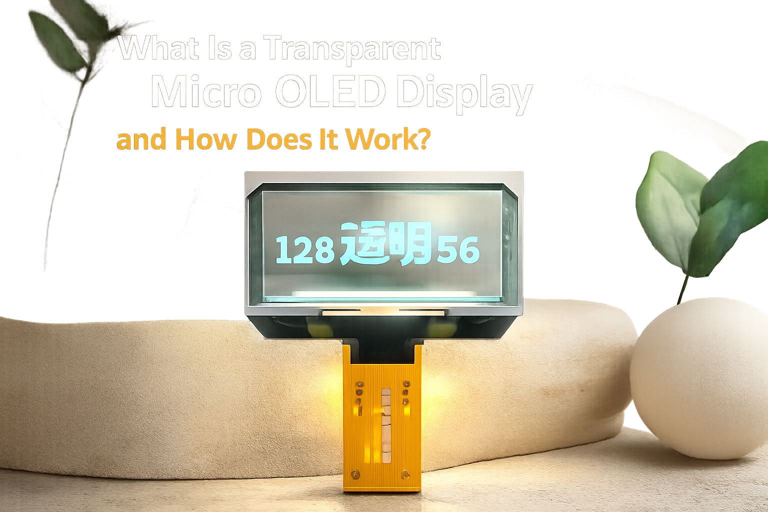 Transparent Micro OLED Display: How does It Works