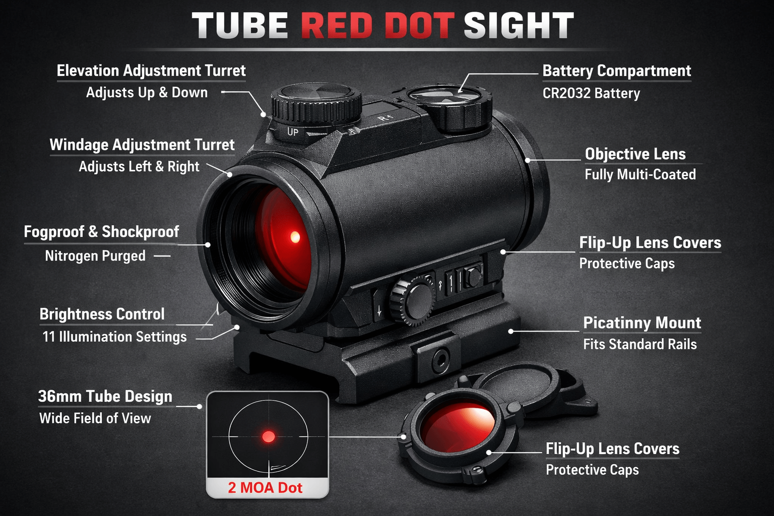 Reflex vs Tube vs Holographic Red Dot Sight | Arvr Optical